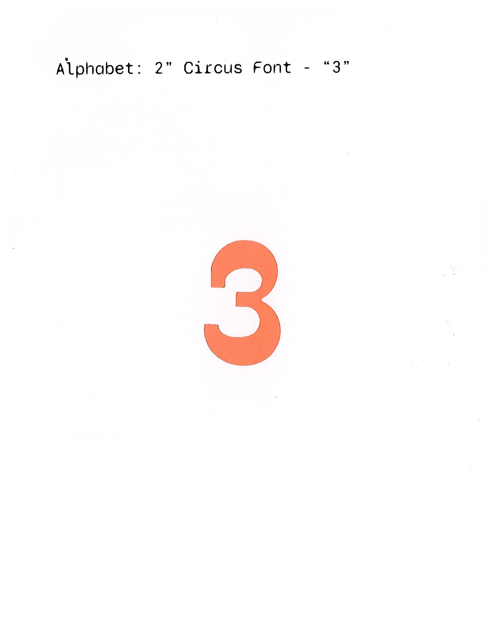 Die Cut Numbers – Morris Area Public Library